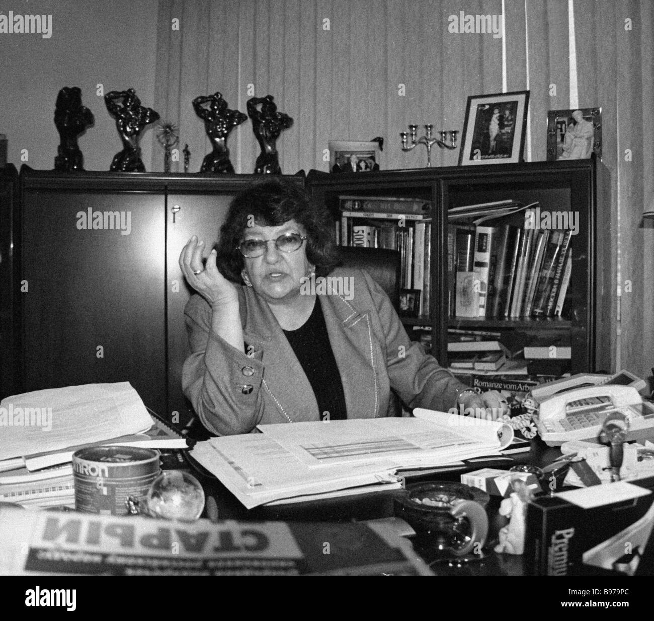 REN TV President Irena Lesnevskaya Stock Photo - Alamy