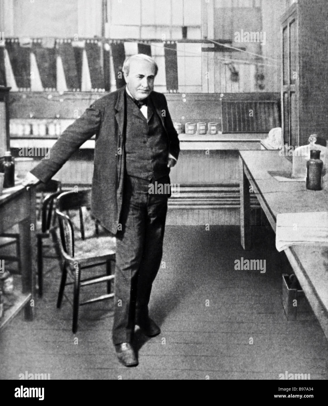 Thomas Alva Edison an American inventor and businessman Stock Photo - Alamy