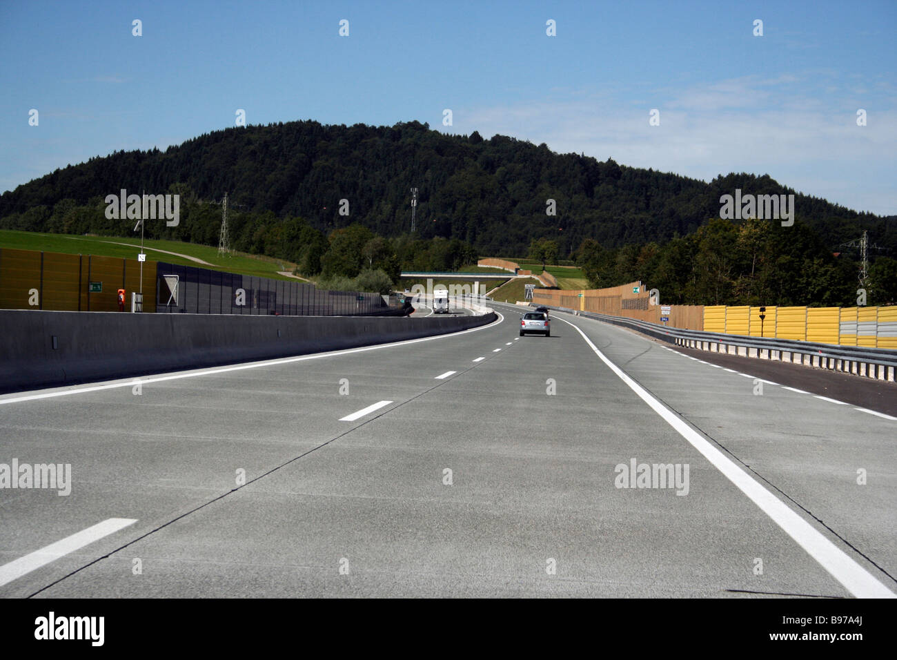 Car running on the highway Stock Photo - Alamy