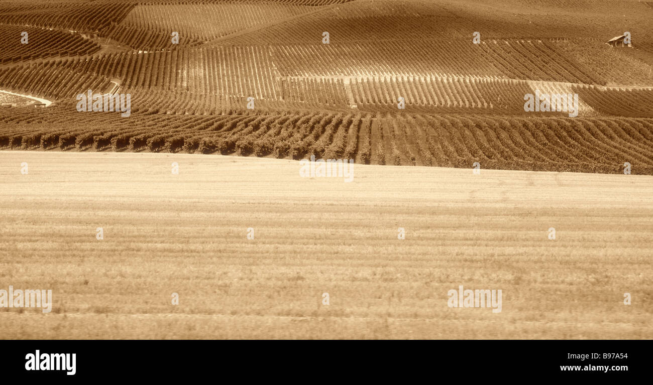 Beautiful country landscape view Great nature scene Stock Photo - Alamy