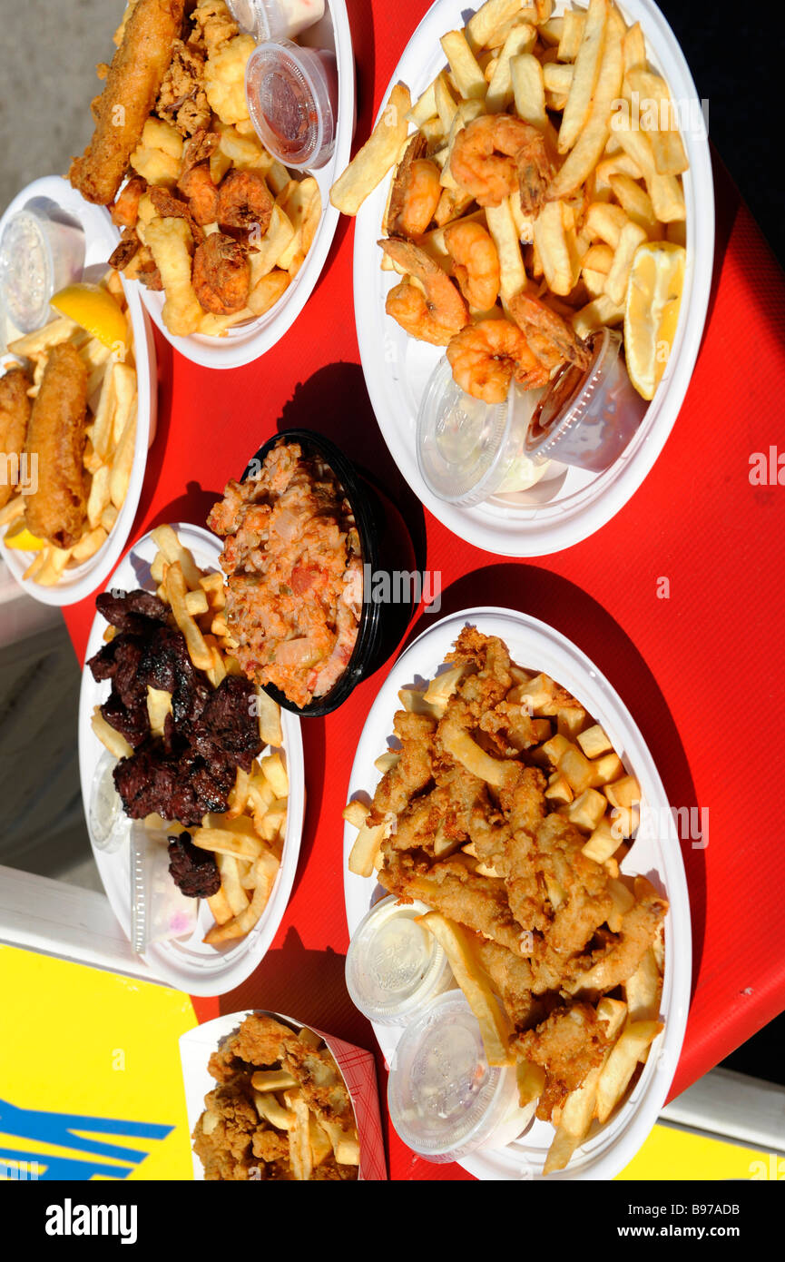Food Sample Display at Florida State Fairgrounds Tampa Stock Photo - Alamy