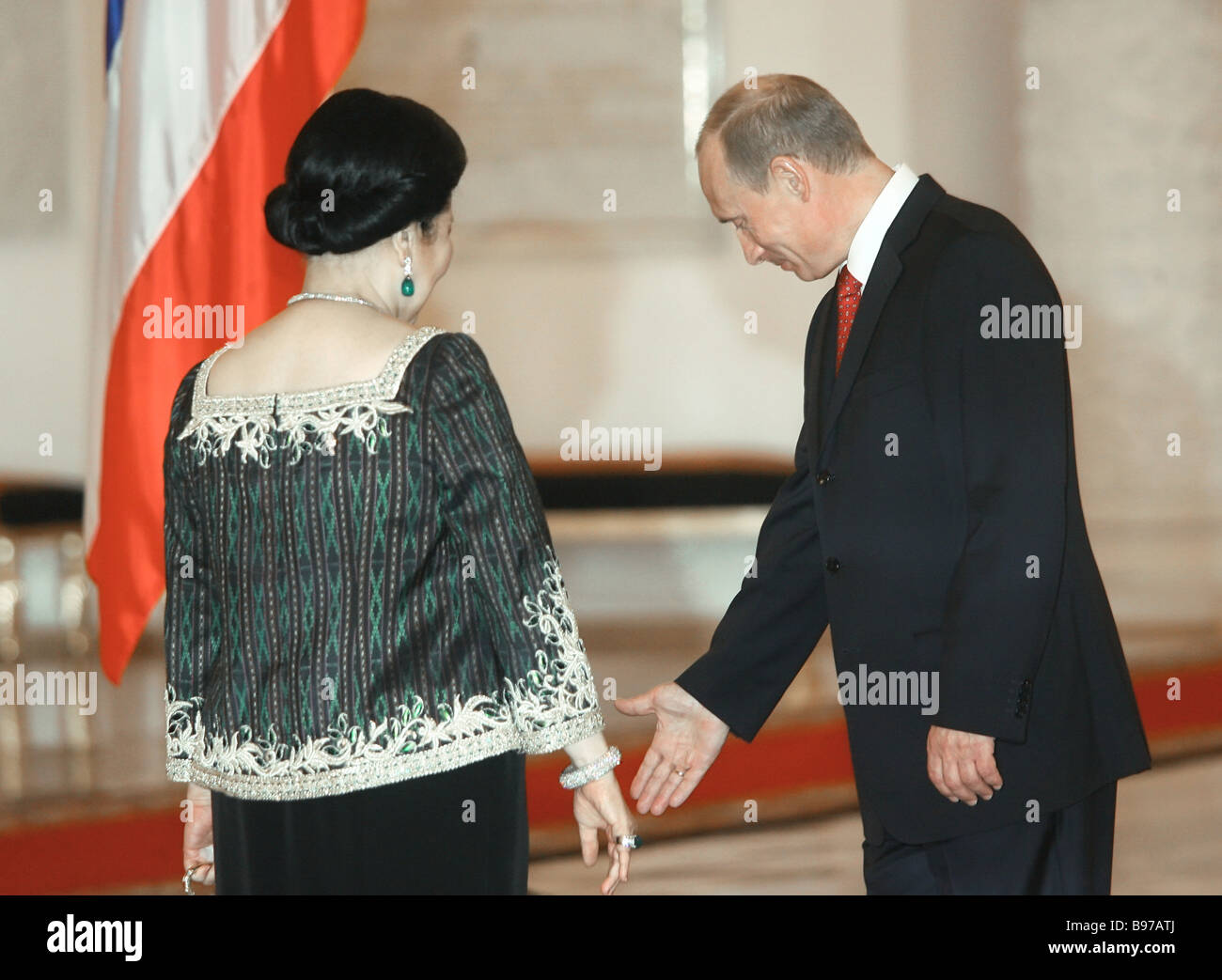 July 5 2007 Queen Sirikit of Thailand and President Vladimir Putin ...
