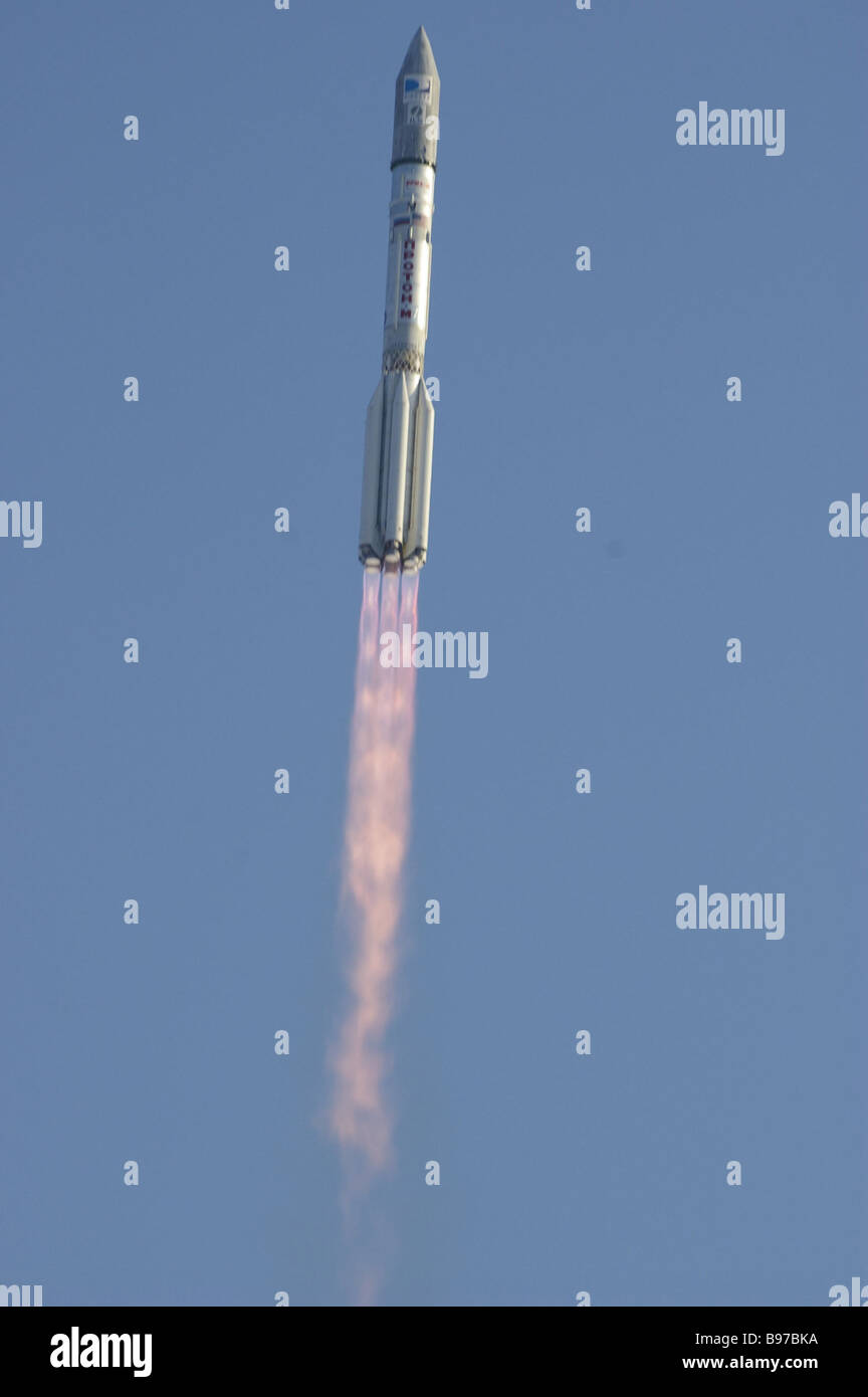 A Russian Proton M booster with a Briz M upper stage launched at the ...