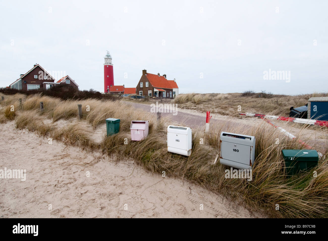 Row of post boxes hi-res stock photography and images - Alamy
