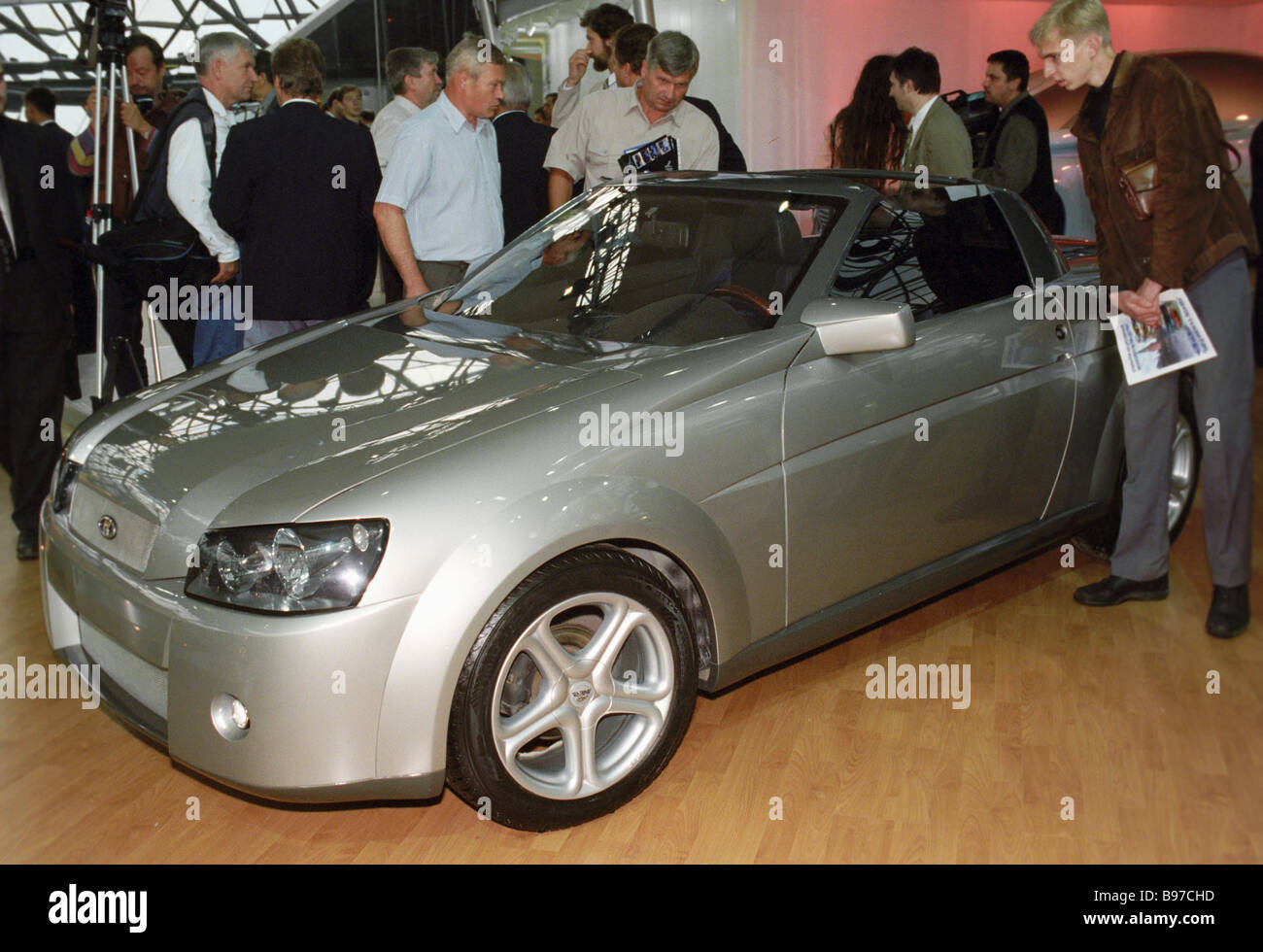 A new sports car of the Volga Motor Works Stock Photo - Alamy