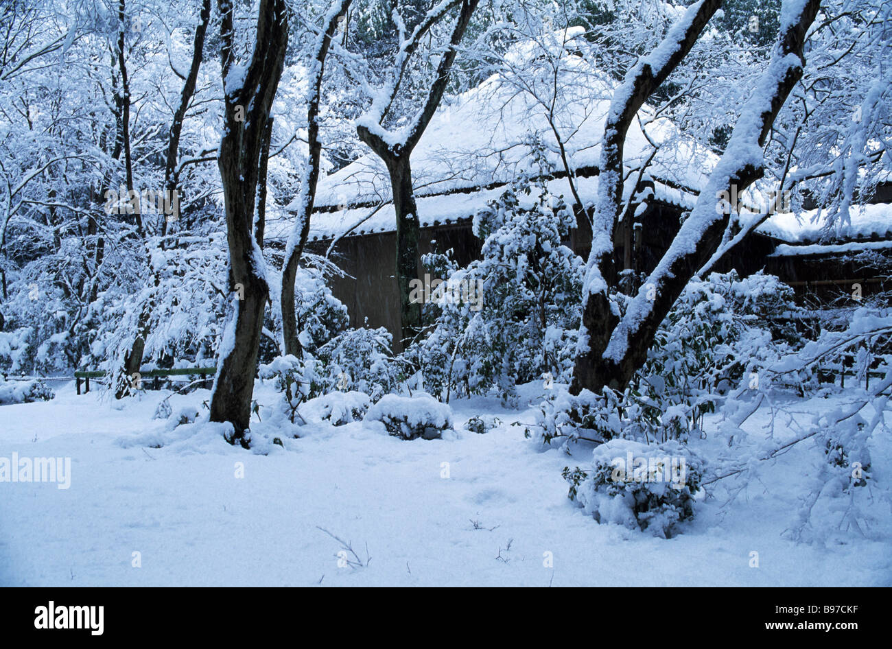 Japanese snowscape hi-res stock photography and images - Alamy