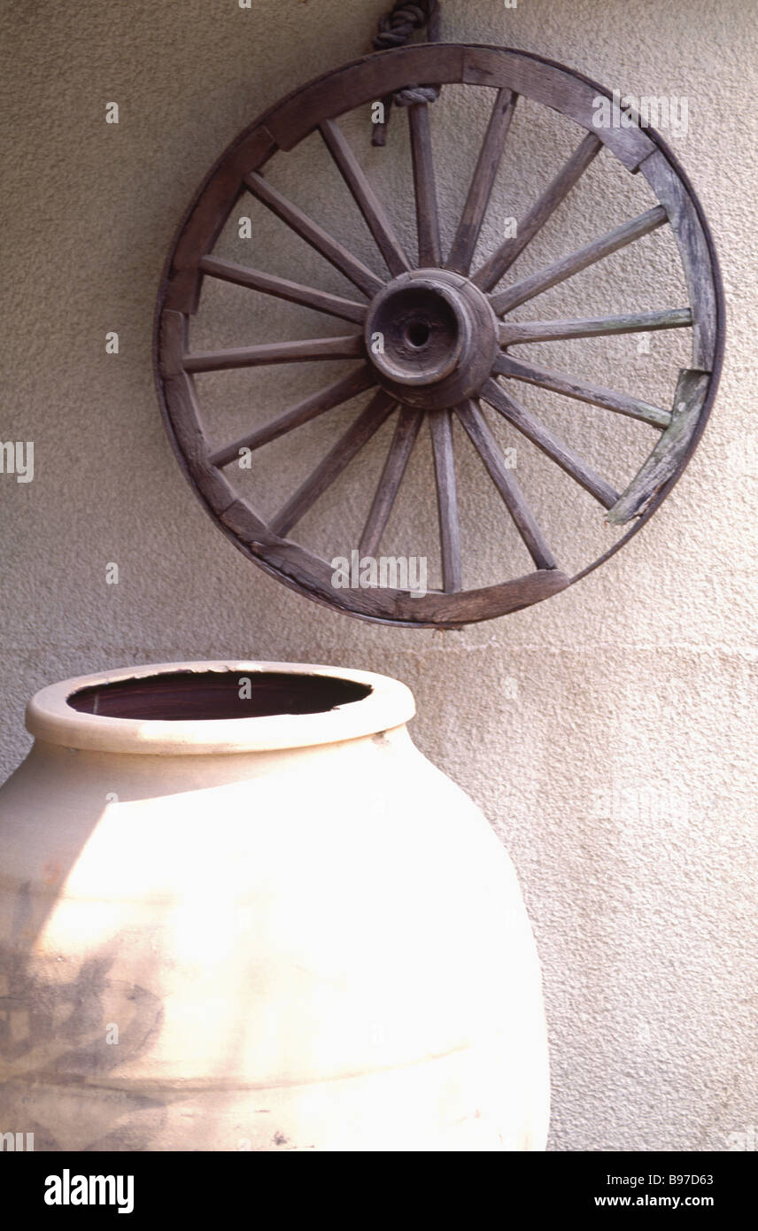Wheel and pot Stock Photo - Alamy