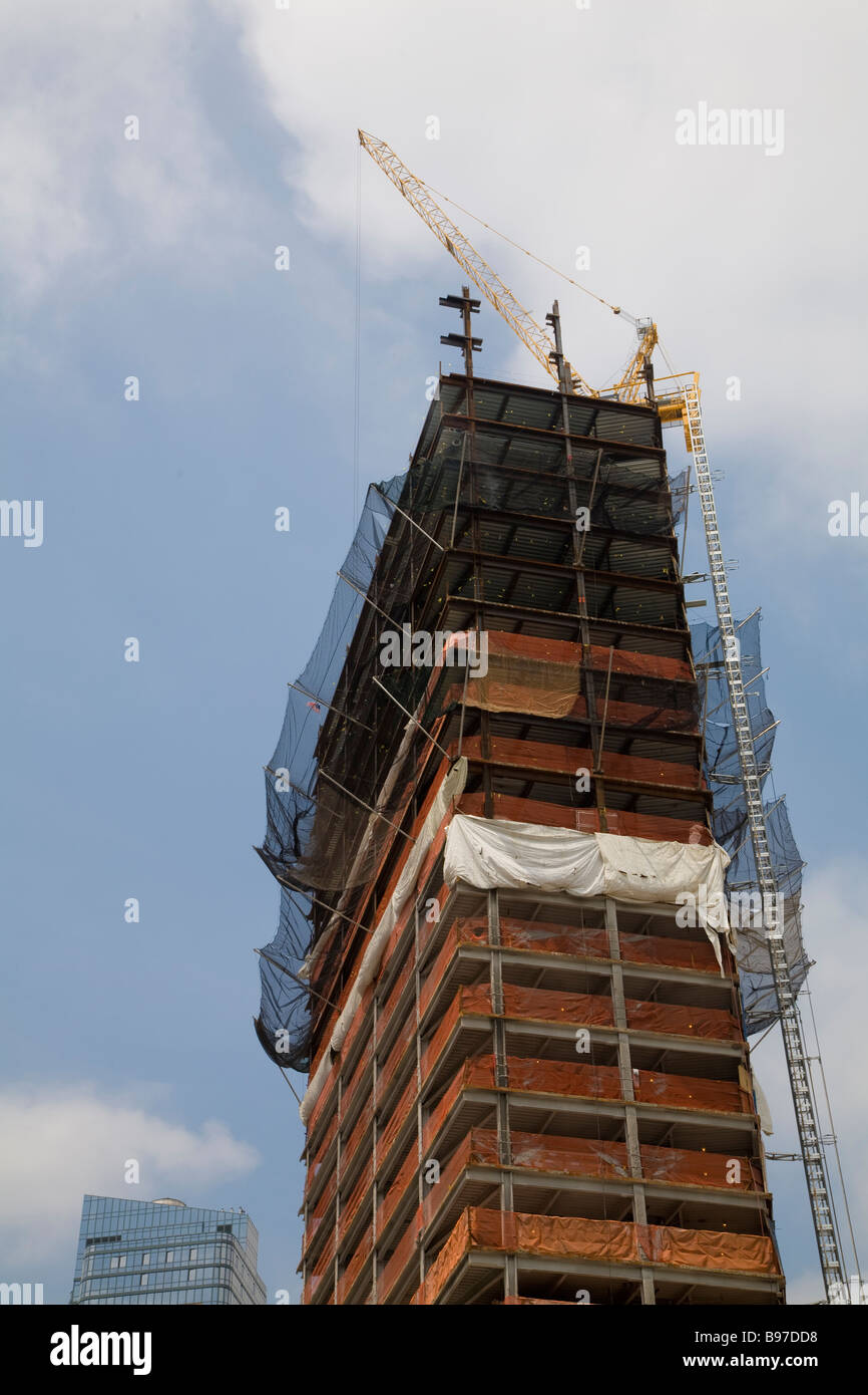 Skyscraper construction site Stock Photo - Alamy