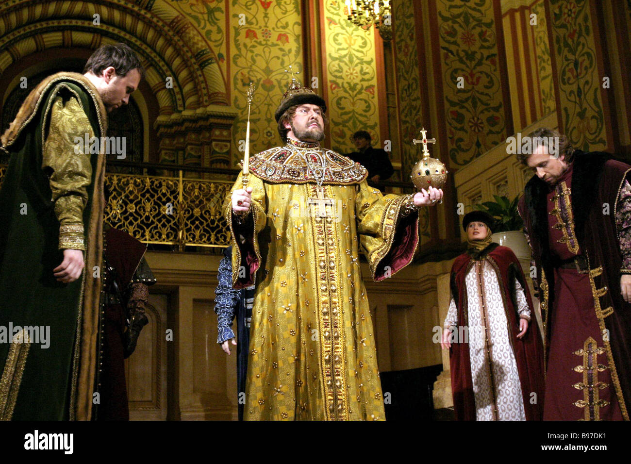 A scene from Modest Mussorgsky s opera Boris Godunov as performed by ...
