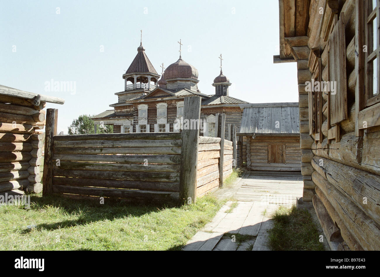 The Taltsy Museum of Wooden Architecture and Ethnography is located on ...