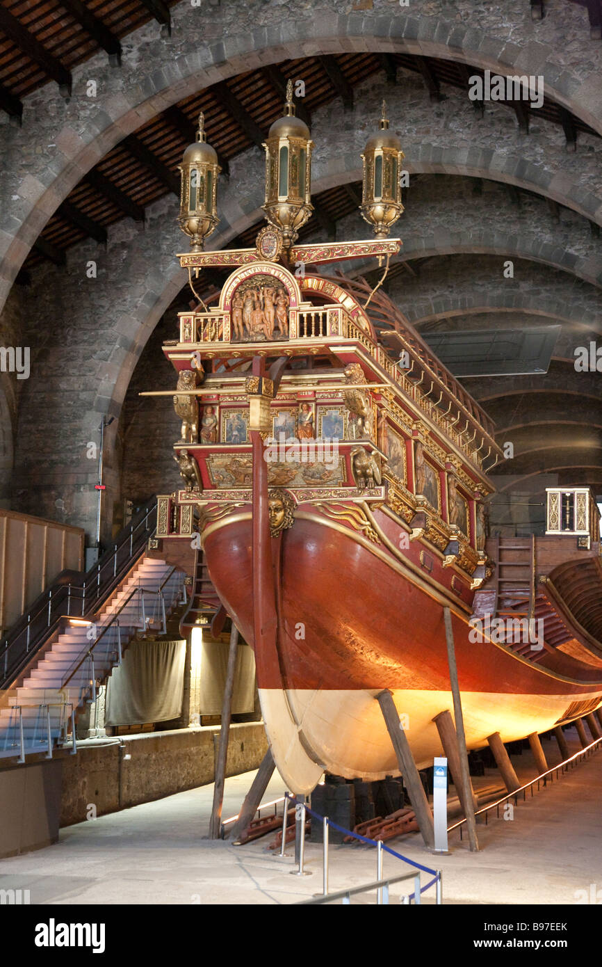 Reials, Museu Maritim, Drassanes, Barcelona Spain Stock Photo - Alamy