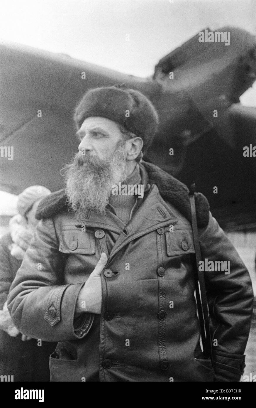 Prominent Arctic explorer geo physicist Otto Schmidt 1891 1956 ...