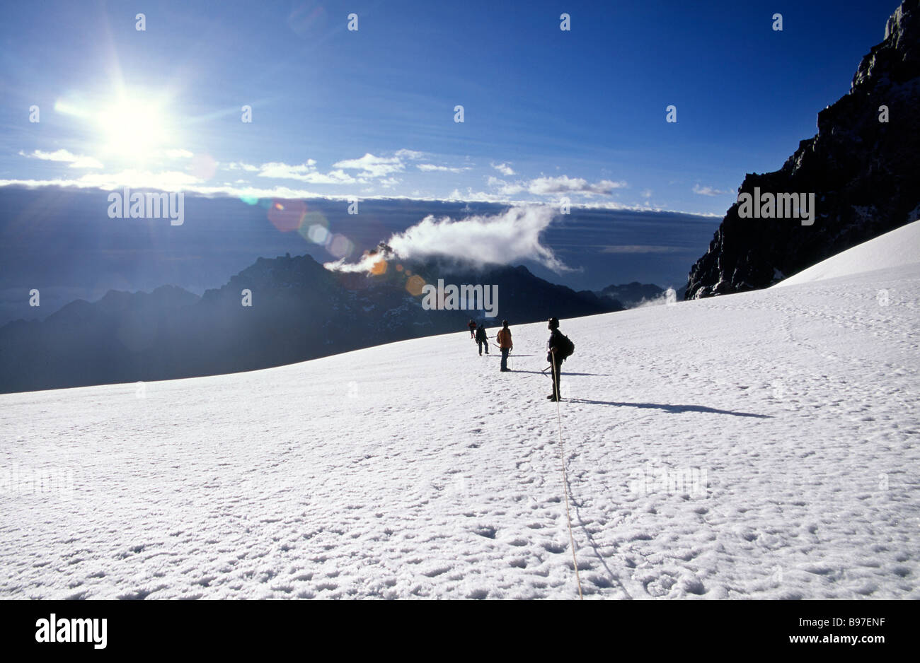 Mt. Stanley, Ruwenzori Mountains Stock Photo - Alamy