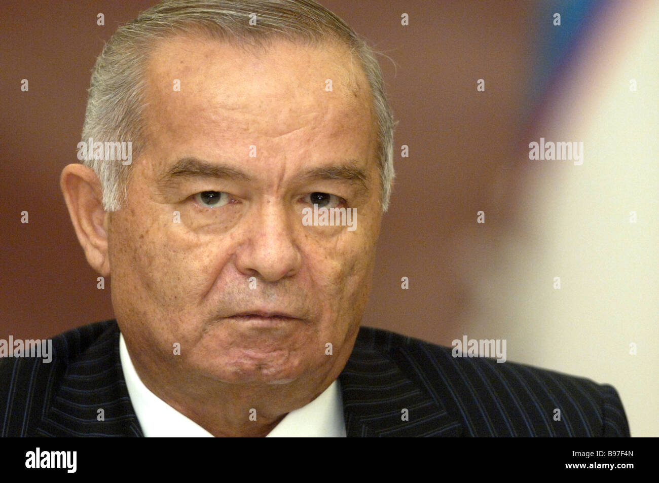 President of Uzbekistan Islam Karimov Stock Photo - Alamy