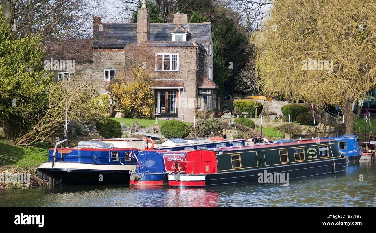 the river avon bidford on avon warwickshire the midlands england uk ...