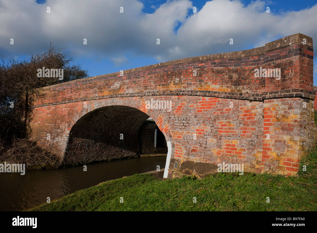A bridge over a canal Stock Photo - Alamy
