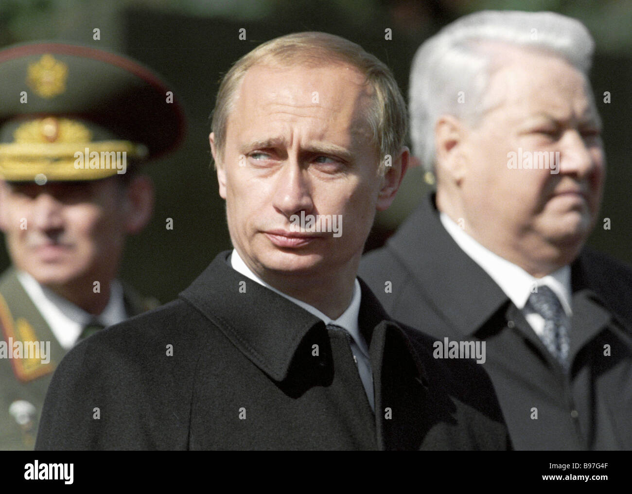 Russian President Vladimir Putin center and the first President of the ...