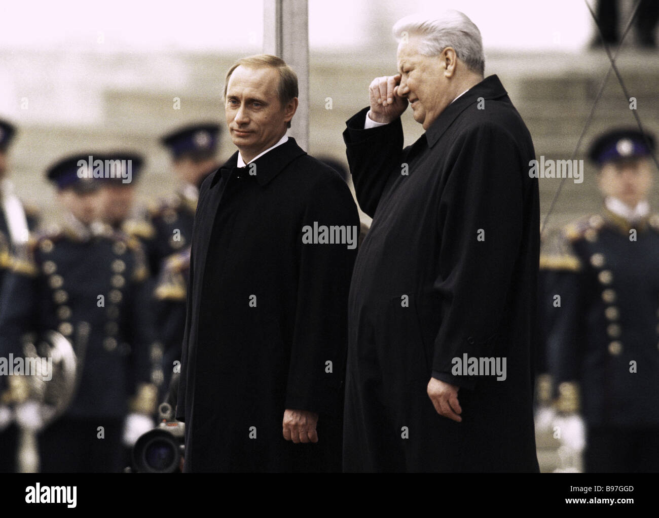 Russian President Vladimir Putin left and the first President of the ...