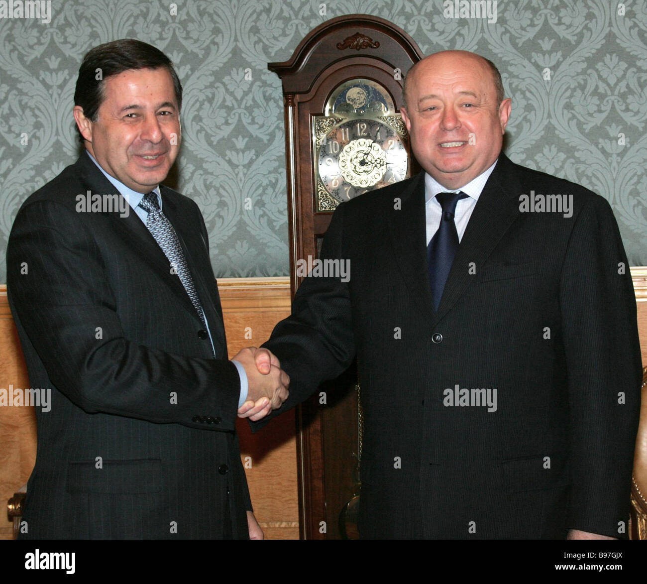 Russian Prime Minister Mikhail Fradkov and Egyptian Foreign Trade and ...