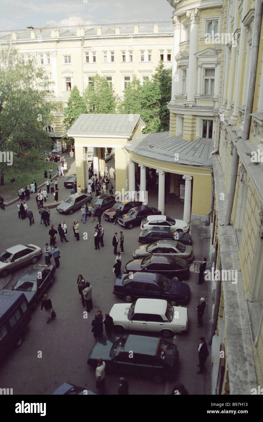 Top view of the Grand Hall of the Moscow Tchaikovsky Conservatory Stock ...