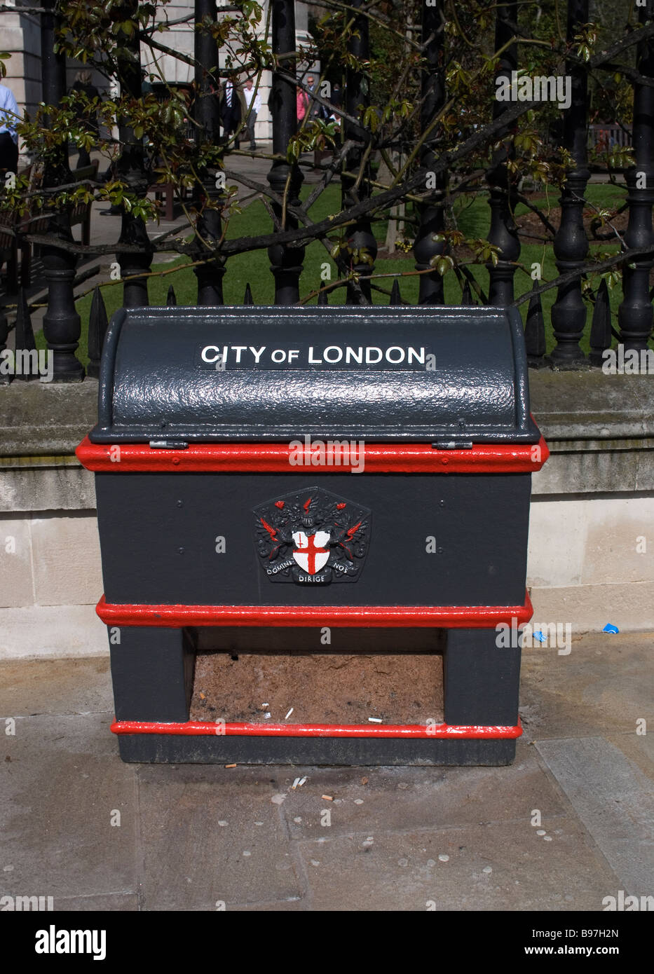 City of London Grit Bin Stock Photo - Alamy