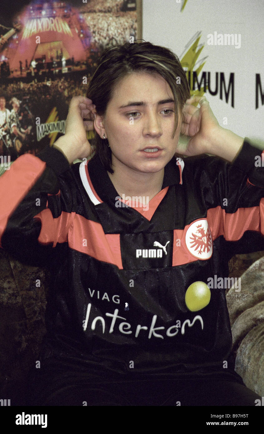 Pop singer Zemfira Stock Photo - Alamy