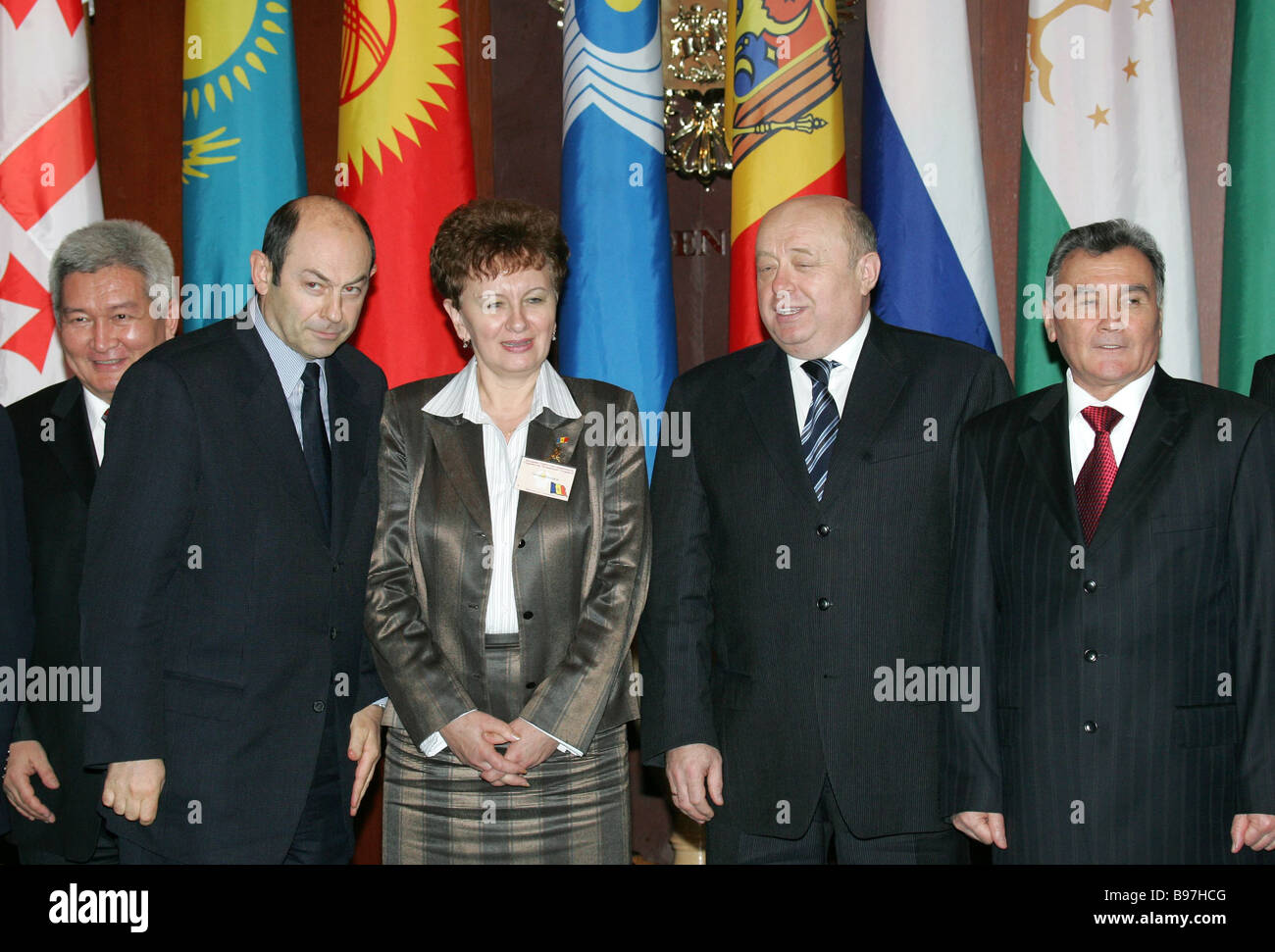 Prime Minister of Kyrgyzstan Felix Kulov CIS Executive Secretary ...