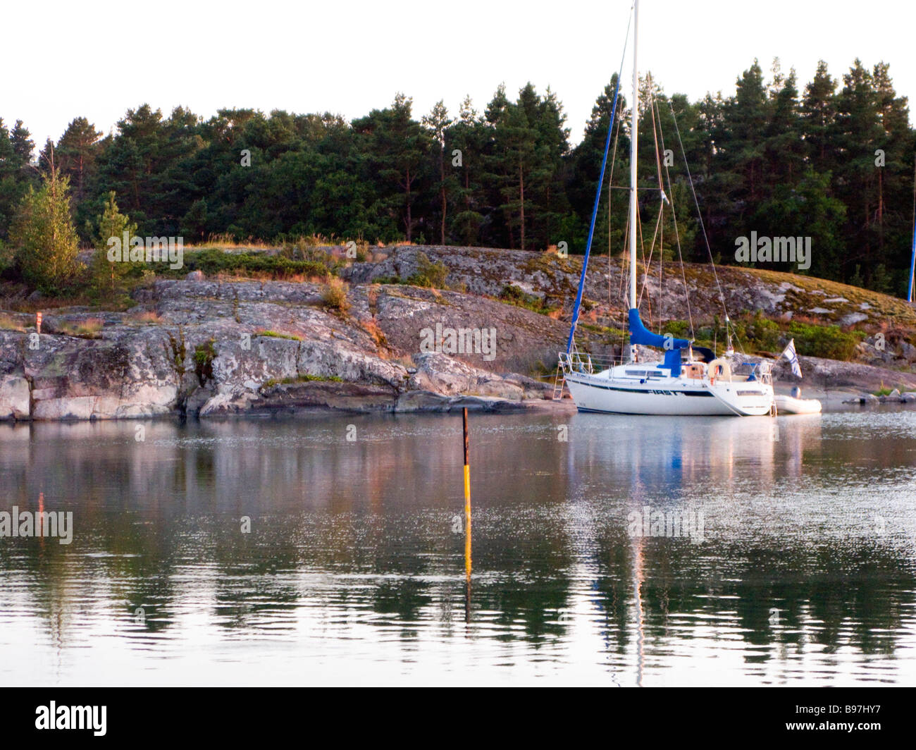 Calm day in the Archipelago Stock Photo - Alamy