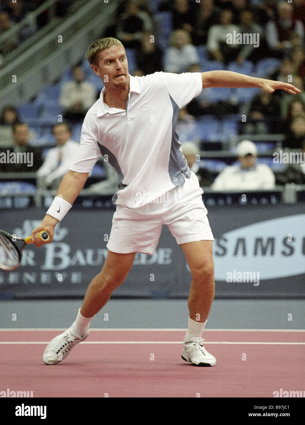 Russian tennis player Yevgeny Kafelnikov at the Kremlin Cup tennis ...