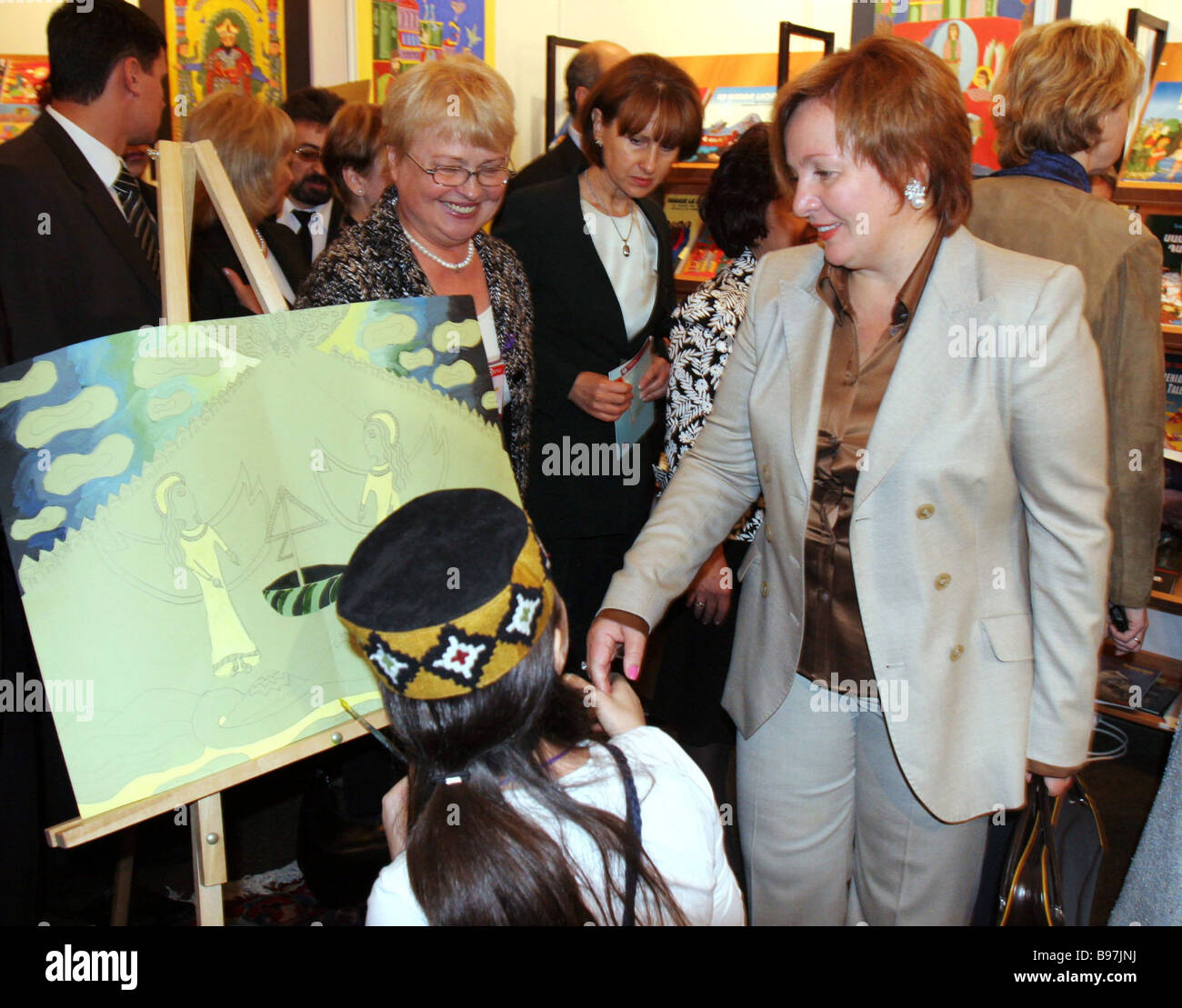 Russian First Lady Lyudmila Putina High Resolution Stock Photography ...