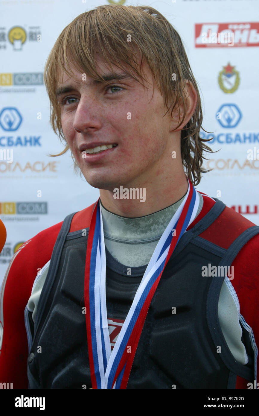 Ivan Potanin five times Russian circuit race in sky division slalom and ...