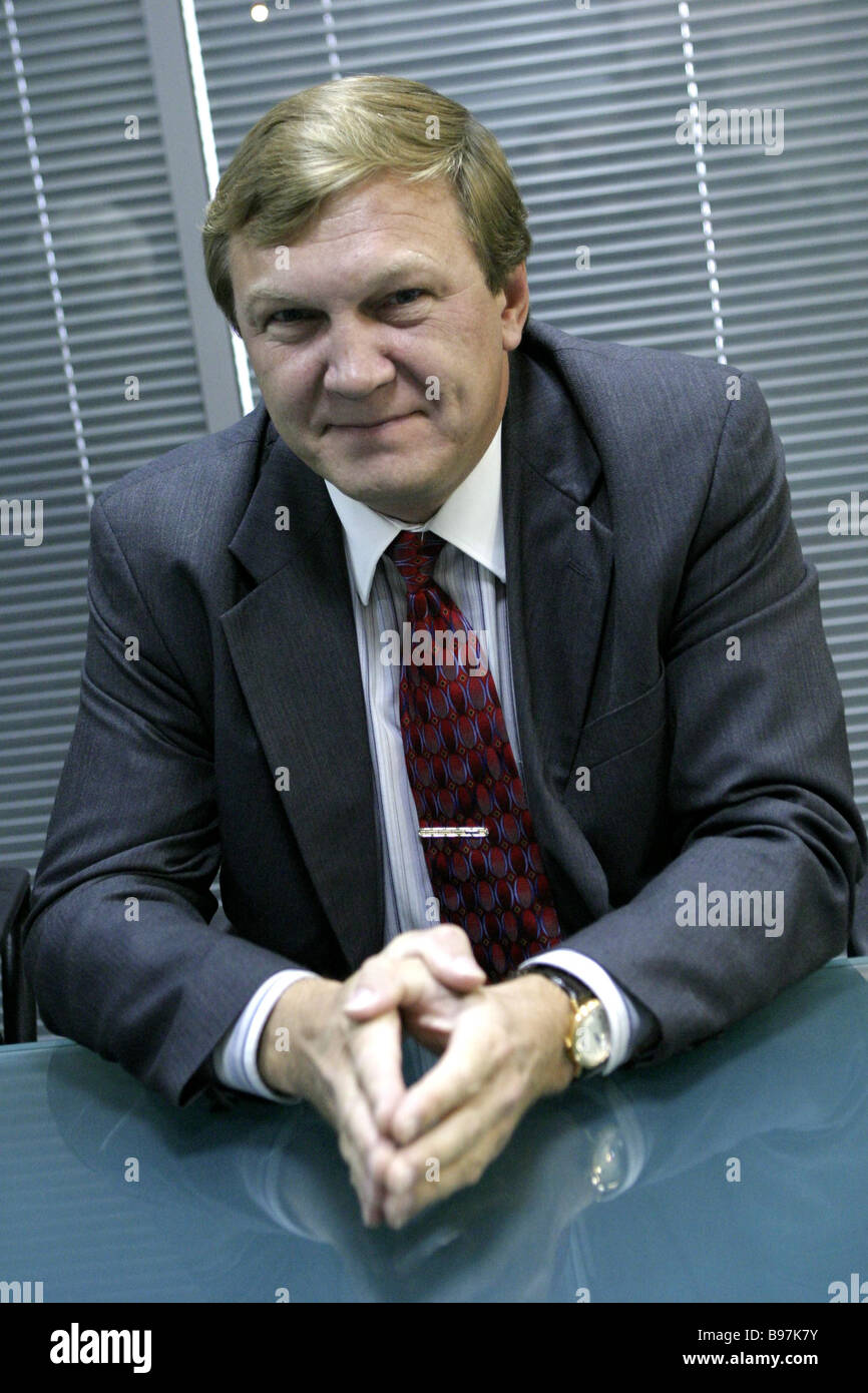 Alexei Krasnov Manned Flight Board head at the Roscosmos Russian Space ...