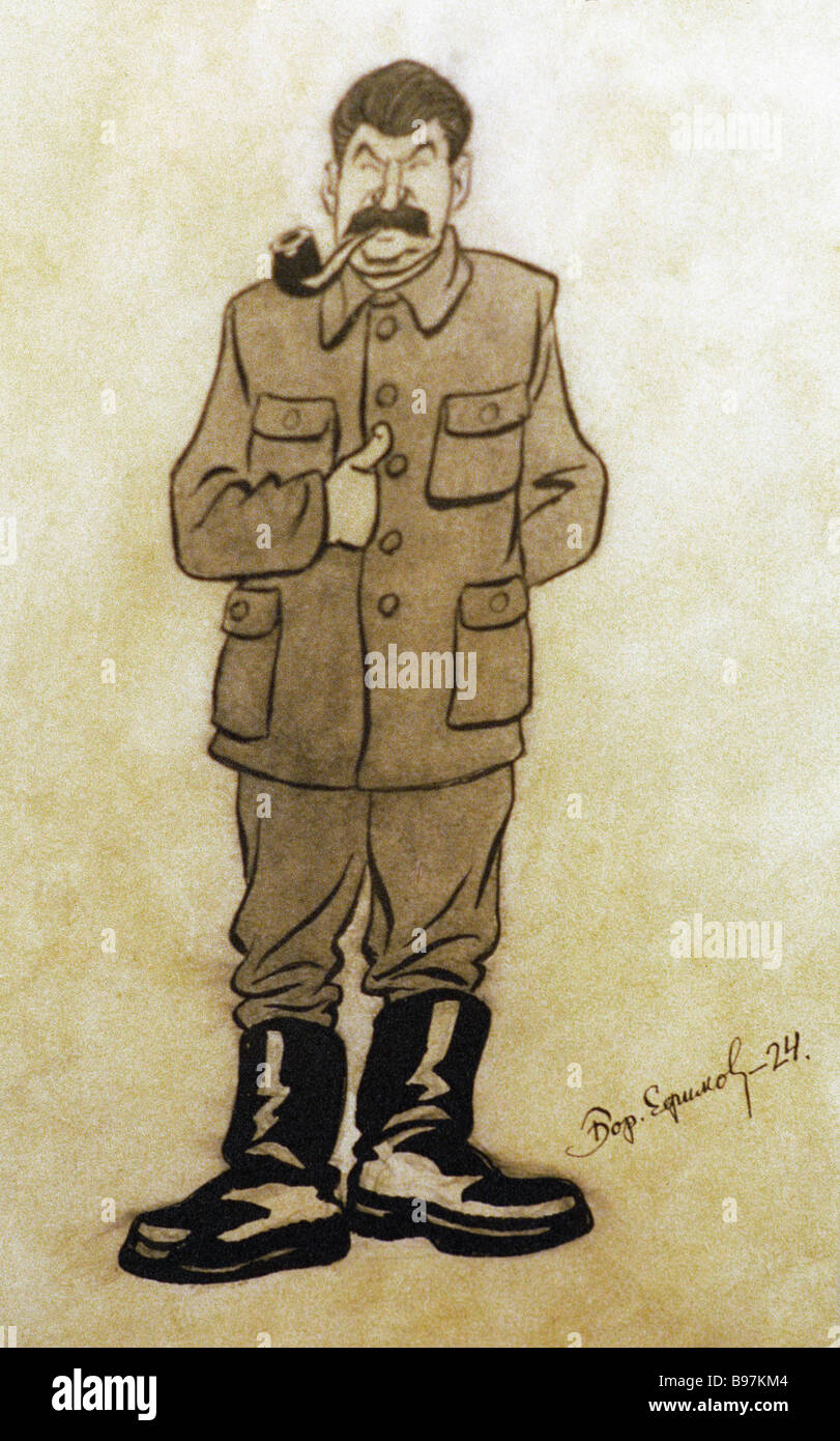 Boris Yefimov Joseph Stalin Cartoon Appeared at the exposition ...