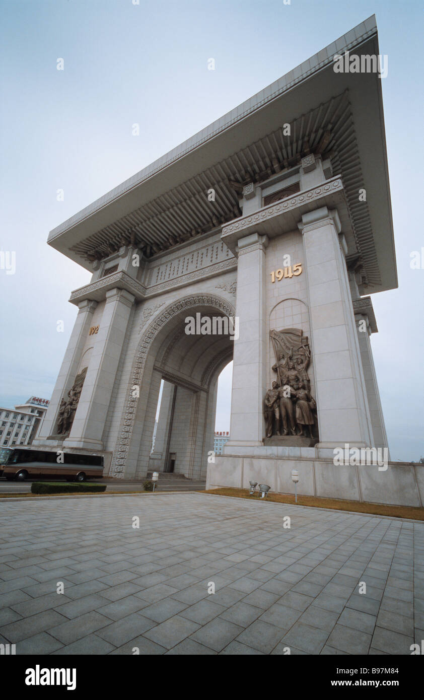 The Ark of Triumph in Pyongyang Stock Photo - Alamy