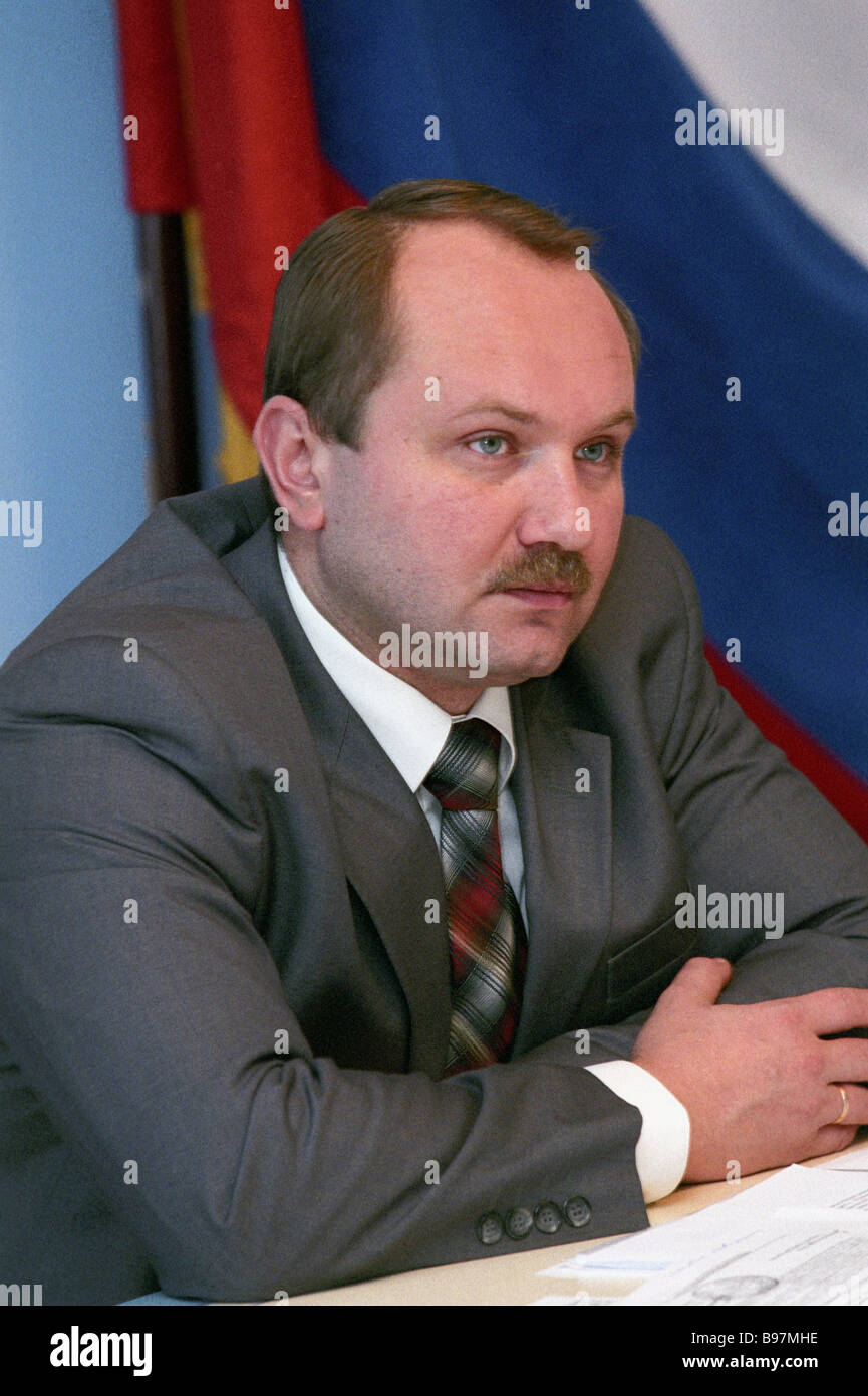 Sergei Sazonov first deputy director of the Federal Bailiff Service at ...
