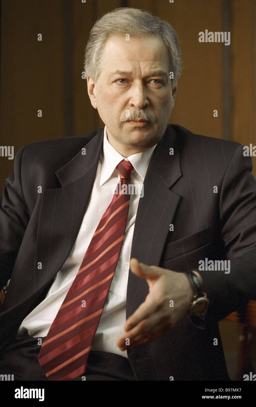 Edinstvo faction leader in the Russian State Duma Boris Gryzlov Stock ...