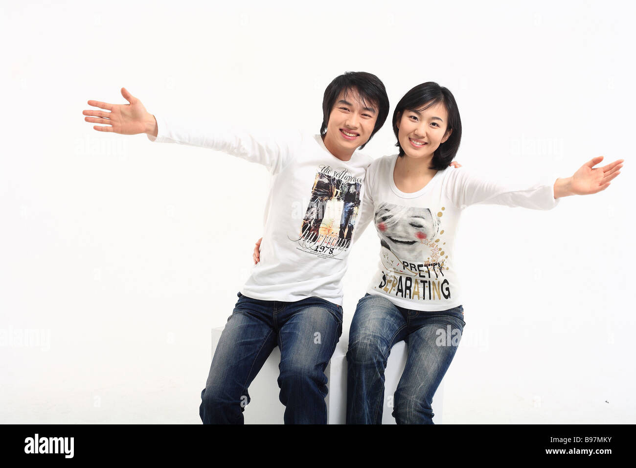 Everyday Life of Young Couple Stock Photo - Alamy