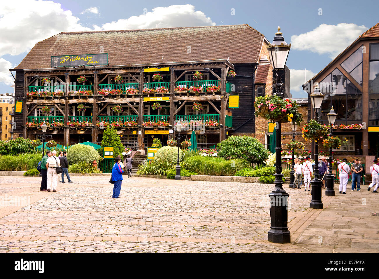 St Katherines Dock Dickens Inn High Resolution Stock Photography and ...