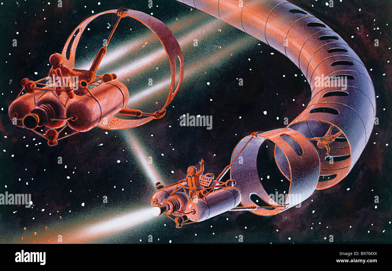 Pilot Cosmonaut of the USSR and space artist Alexei Leonov and space ...