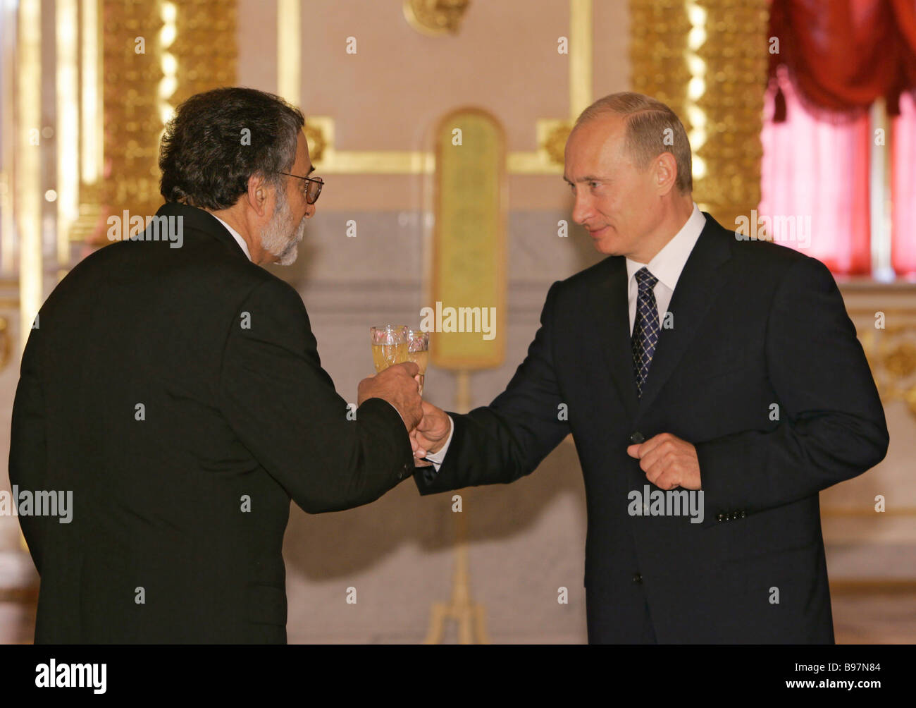 From left to right Afghanistan Ambassador Zalmai Azis and Russian ...