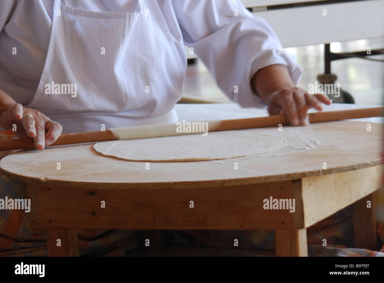 The cooking of the traditional turkish food Stock Photo - Alamy