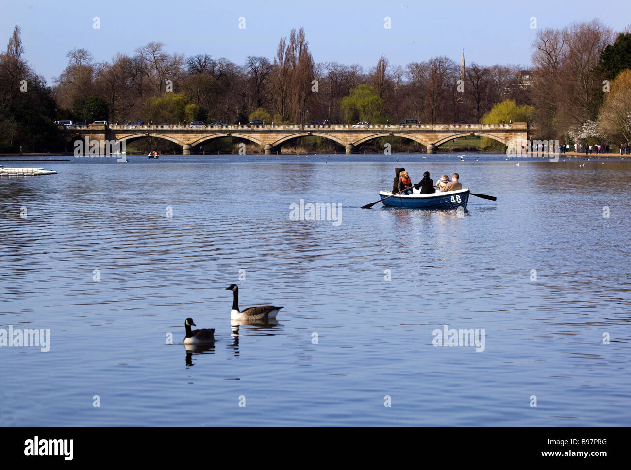 The Serpentine Hyde Park London Stock Photo - Alamy