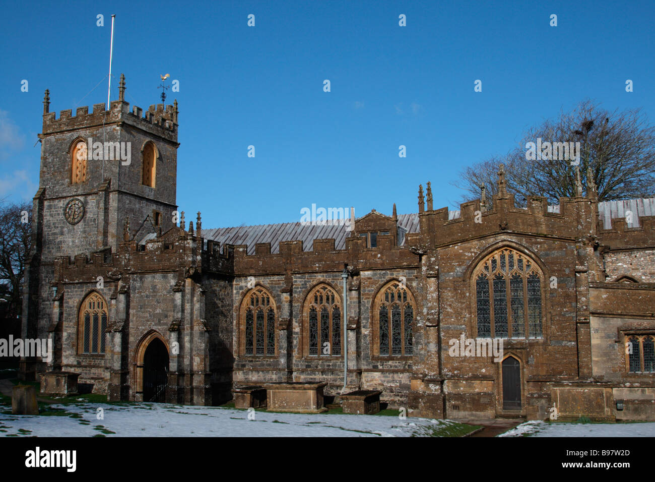 St Mary's Church Chard Somerset, English medieval parish church in the ...
