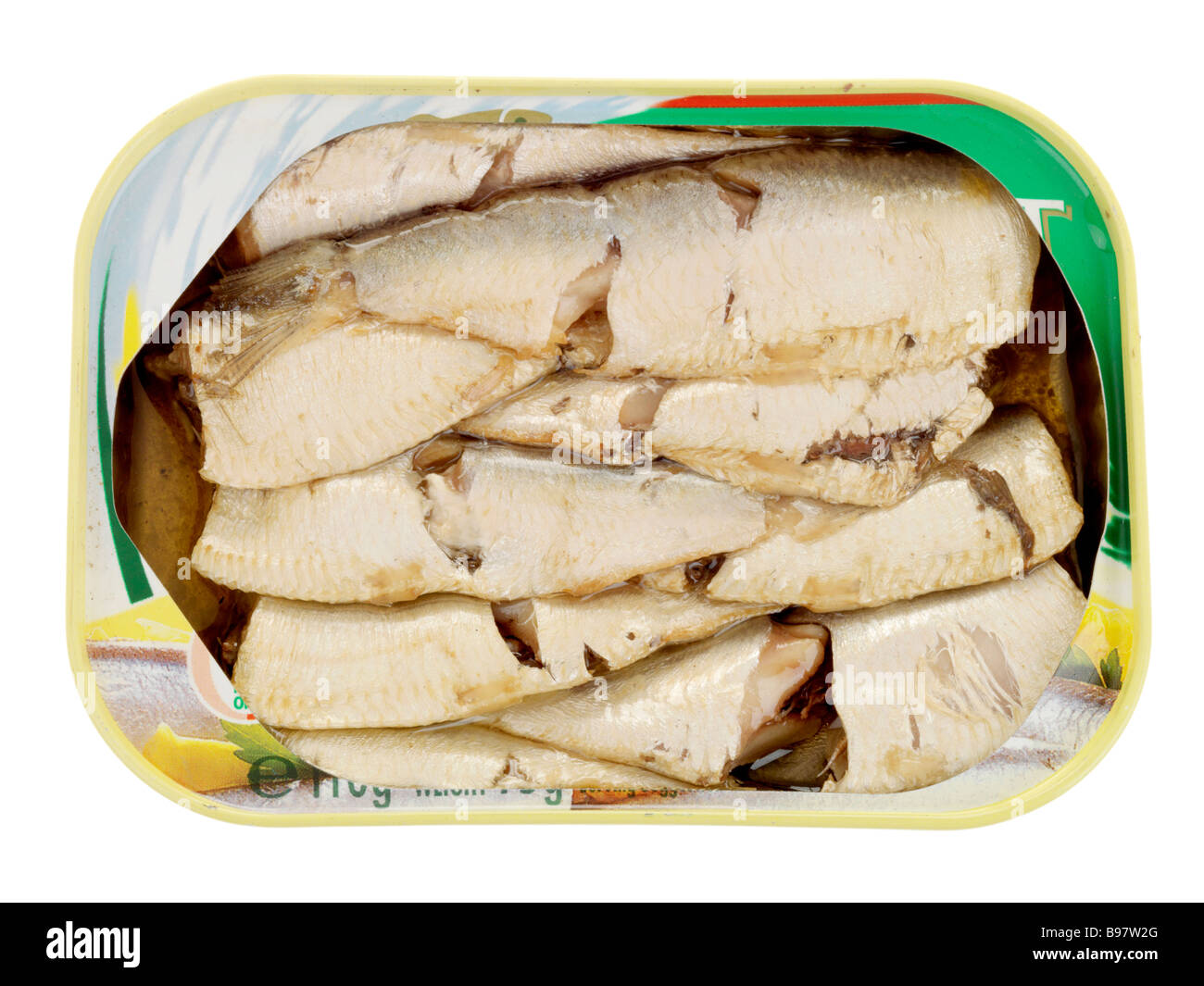 Branded Cans Or Tins Of John West Processed Sild Fish in Sunflower Oil ...