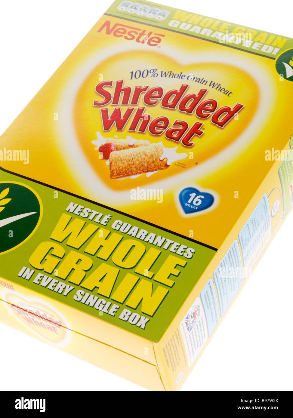 Branded Carton Or Box Of Nestle Shredded Wheat Whole Grain Breakfast ...
