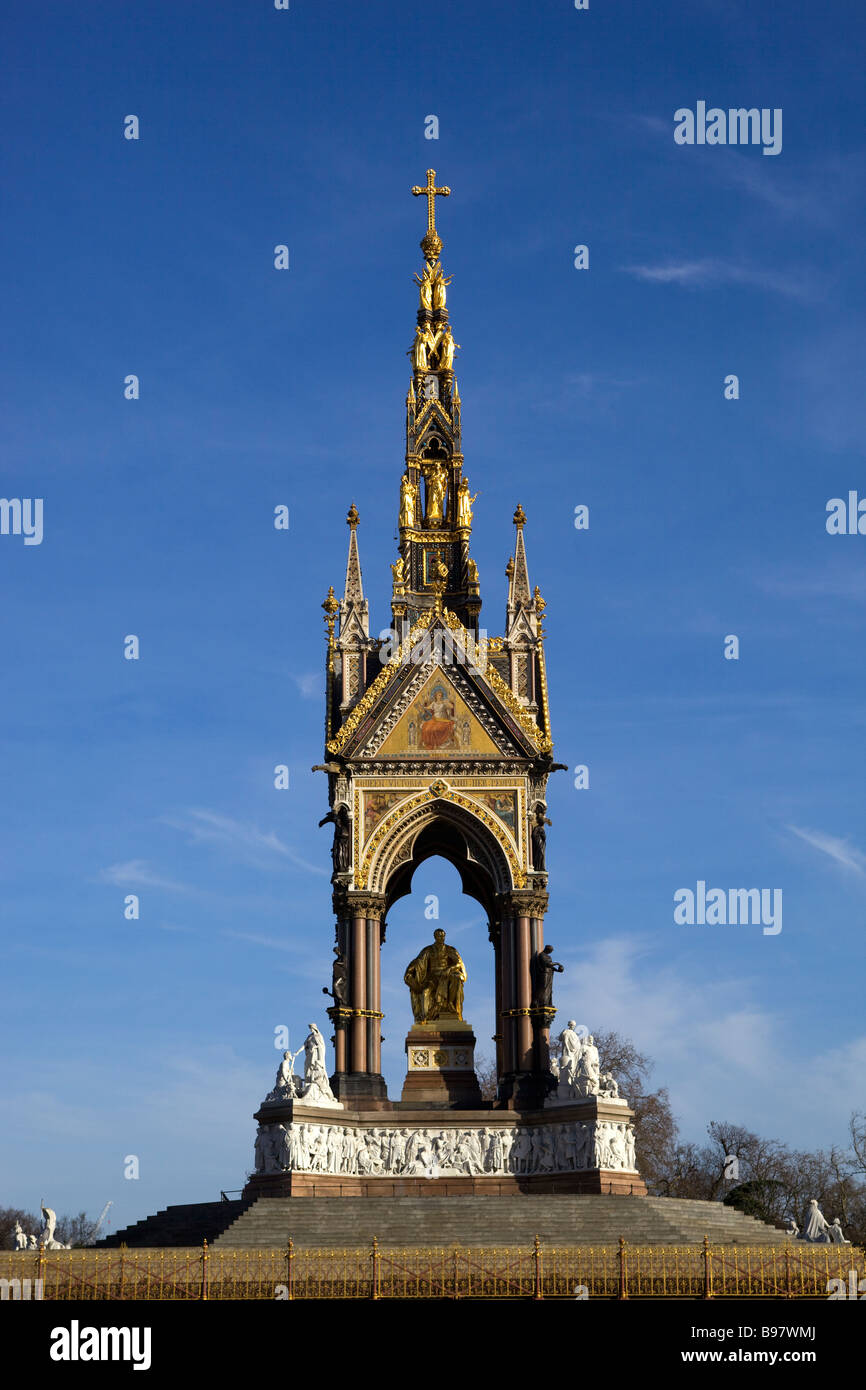 The Albert Memorial in Kensington Gardens London Stock Photo - Alamy