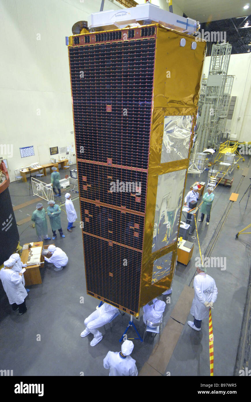 Preparing to launch Germany s TERRA SAR X remote sensing satellite from ...