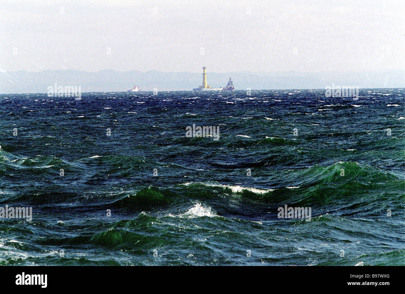 In the Aniva Bay near city of Korsakov Sakhalin Region Stock Photo - Alamy