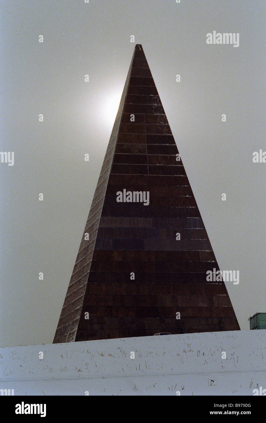 Pyramid by Alexander Golod in Volokolamskoye Highway Stock Photo - Alamy