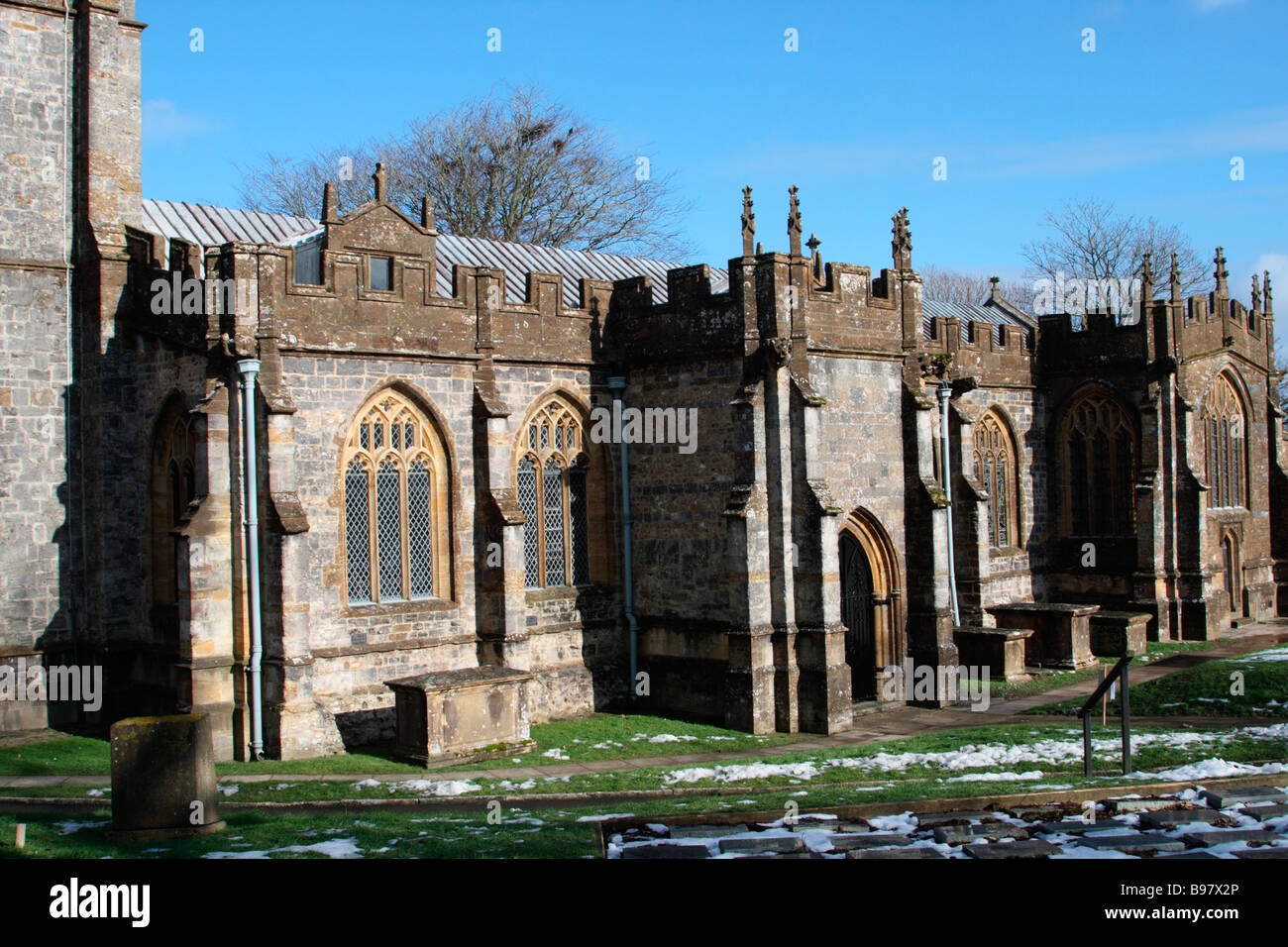St Mary's Church Chard Somerset Stock Photo - Alamy